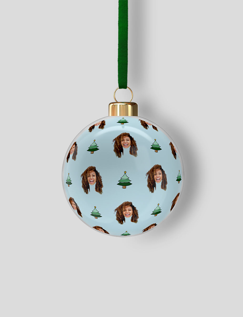 Face Baubles. Baubles With Faces On.