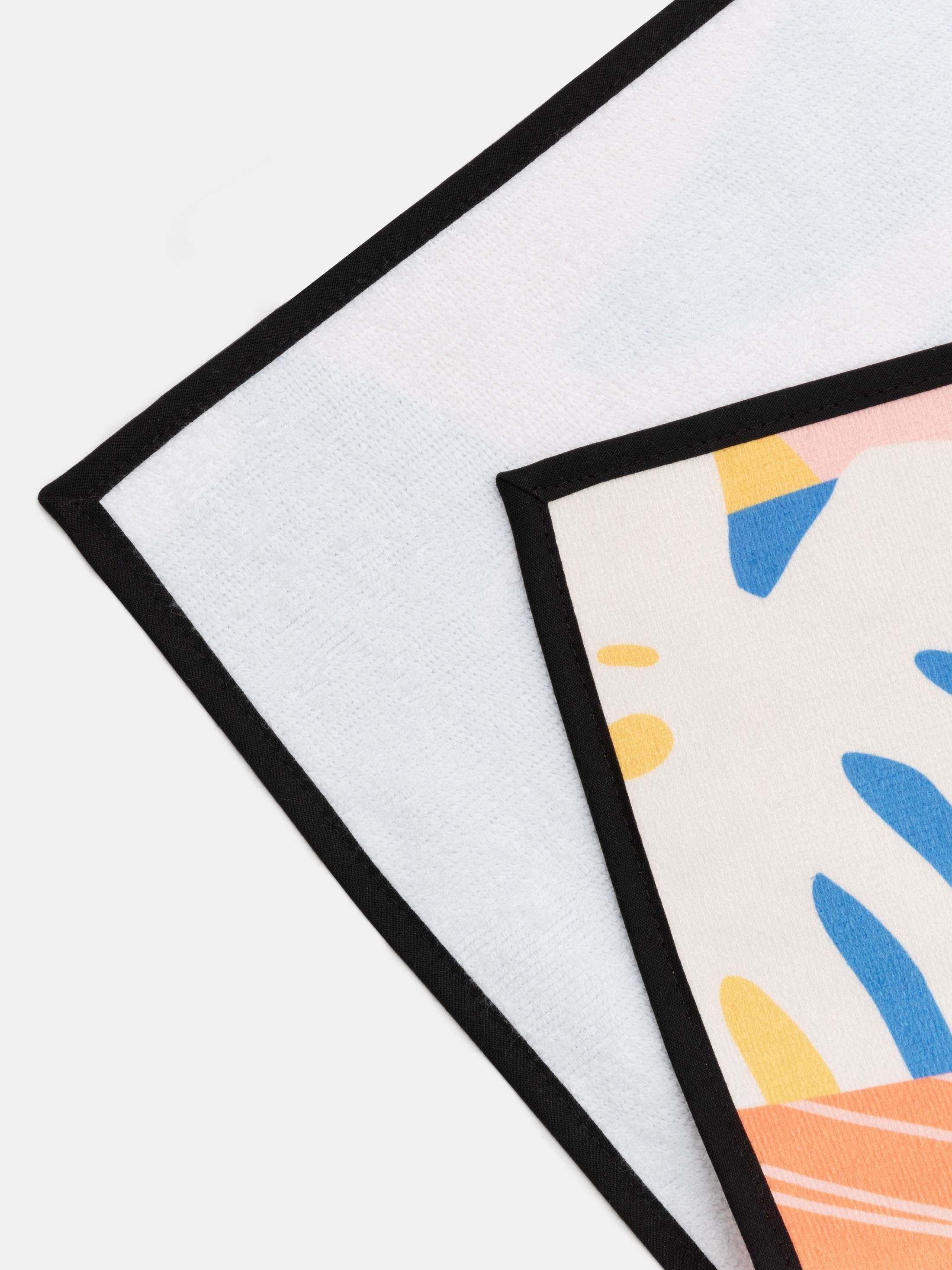 Customized Towel Set. Printed Hand Towels. Handmade.