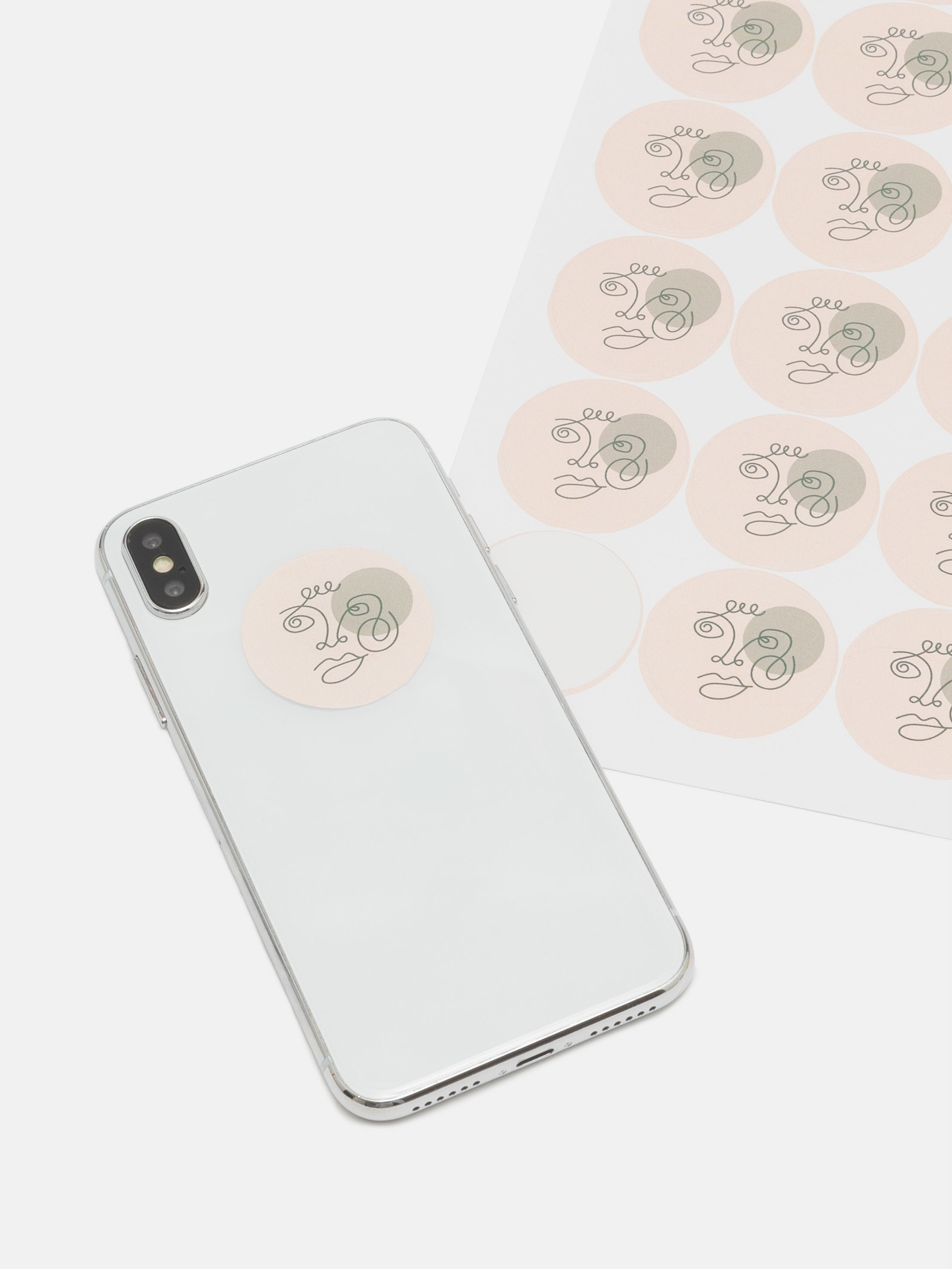 Autocollants personnalisés design. Impression d'autocollants