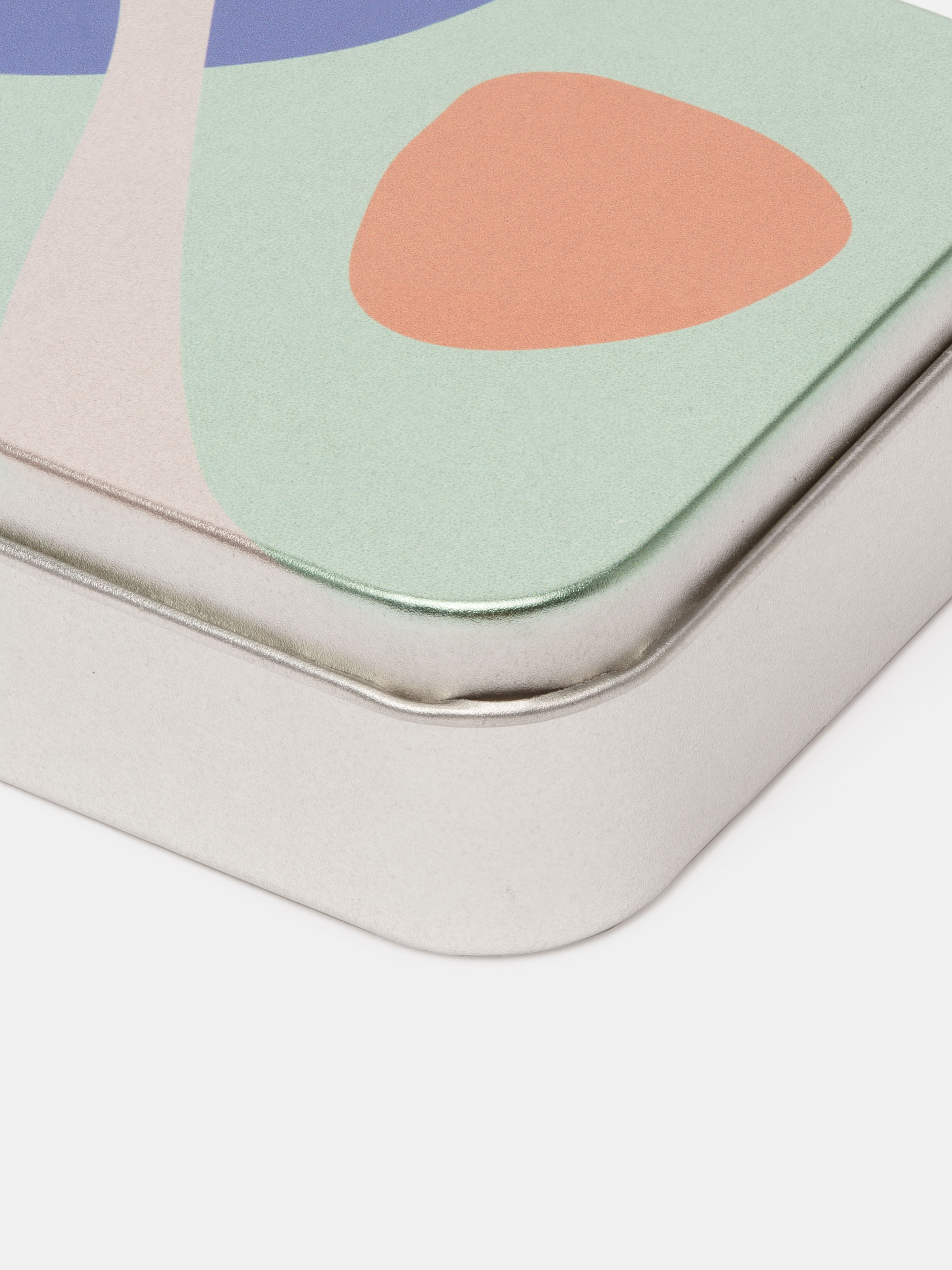 Silver Tin Box: Pocket Sized Custom Printed Silver Tin