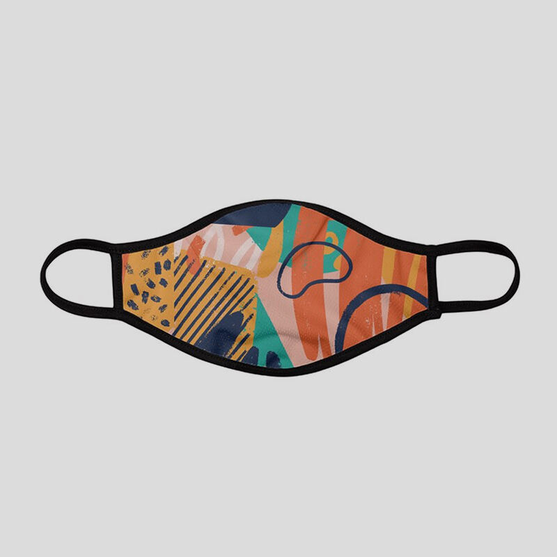 Custom Printed Mouth Mask. Personalised Mouth Masks. 4-Pack