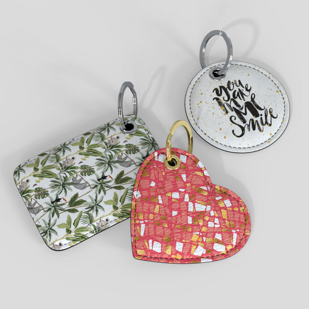 Custom Keyrings & Keychains. Printed Keyrings. Bespoke.