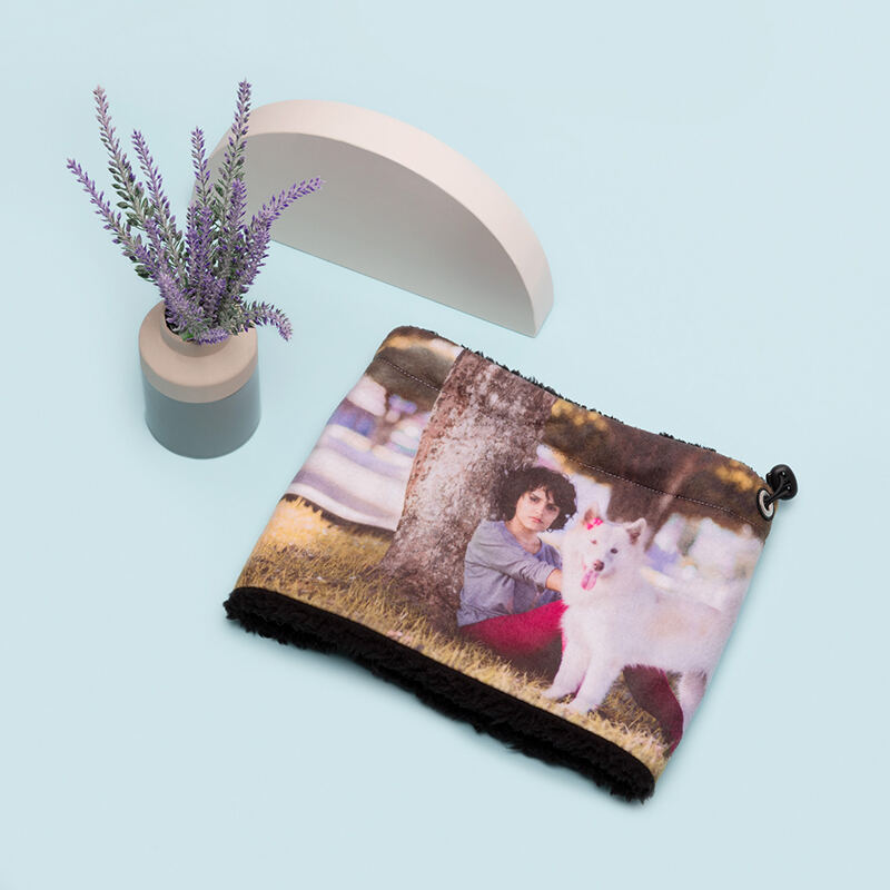 Personalised Snood. Custom Snood. Photo Snood. UK Made