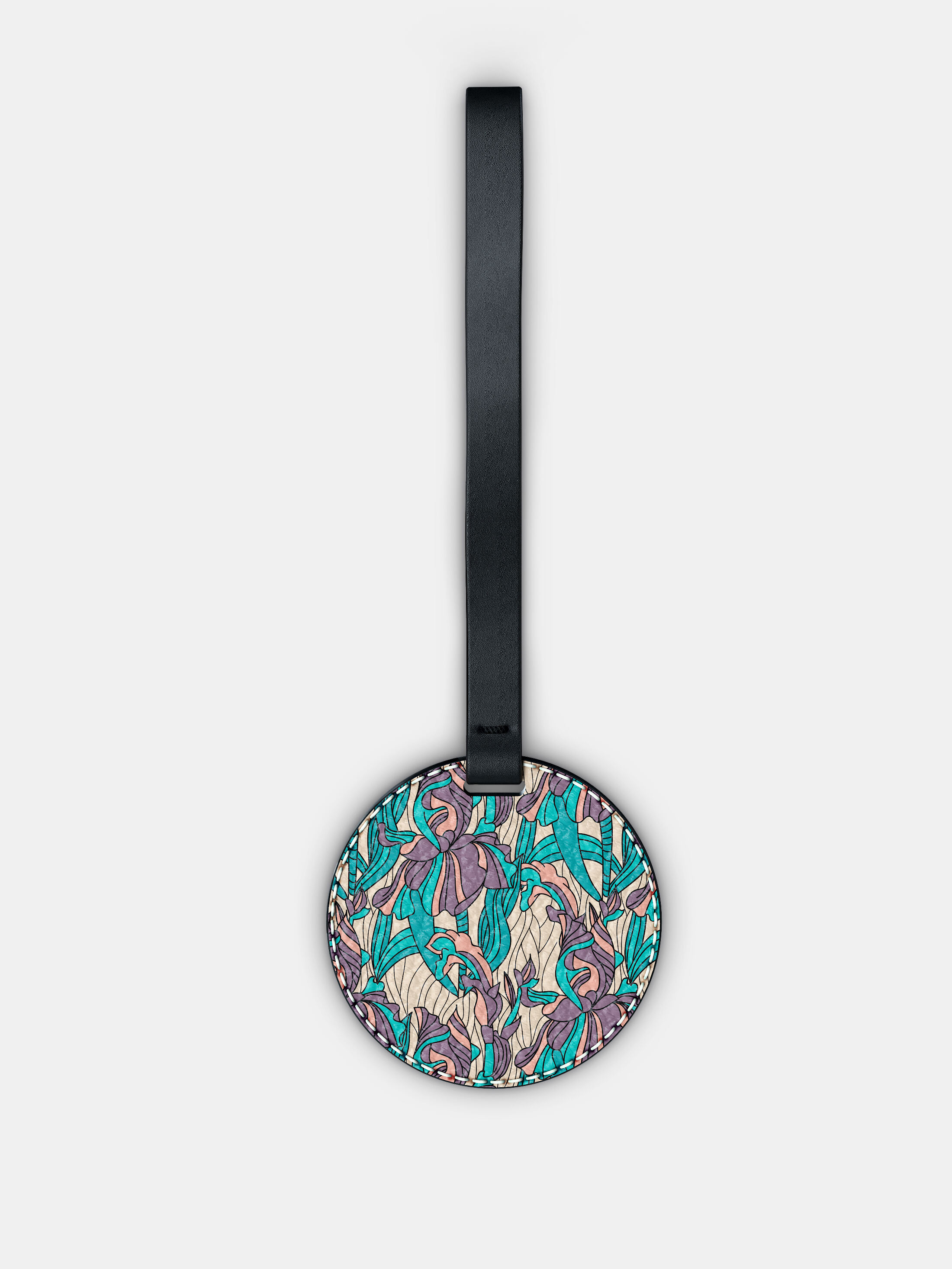 Custom Bag Charm. Custom Leather Label. Design Your Own.