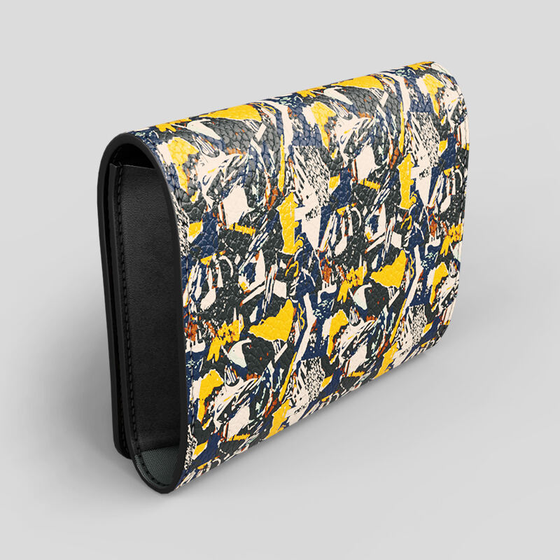 Personalised Leather Fold-Over Purse | Flap Over Purse