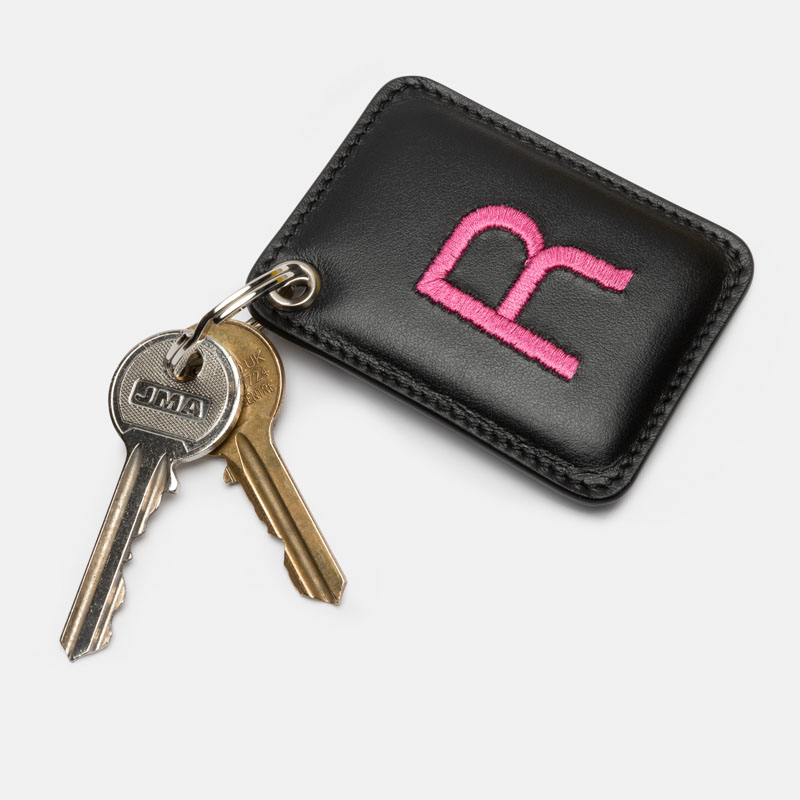 Embroidered KeyChain. Embroidered Keyring. Handmade.