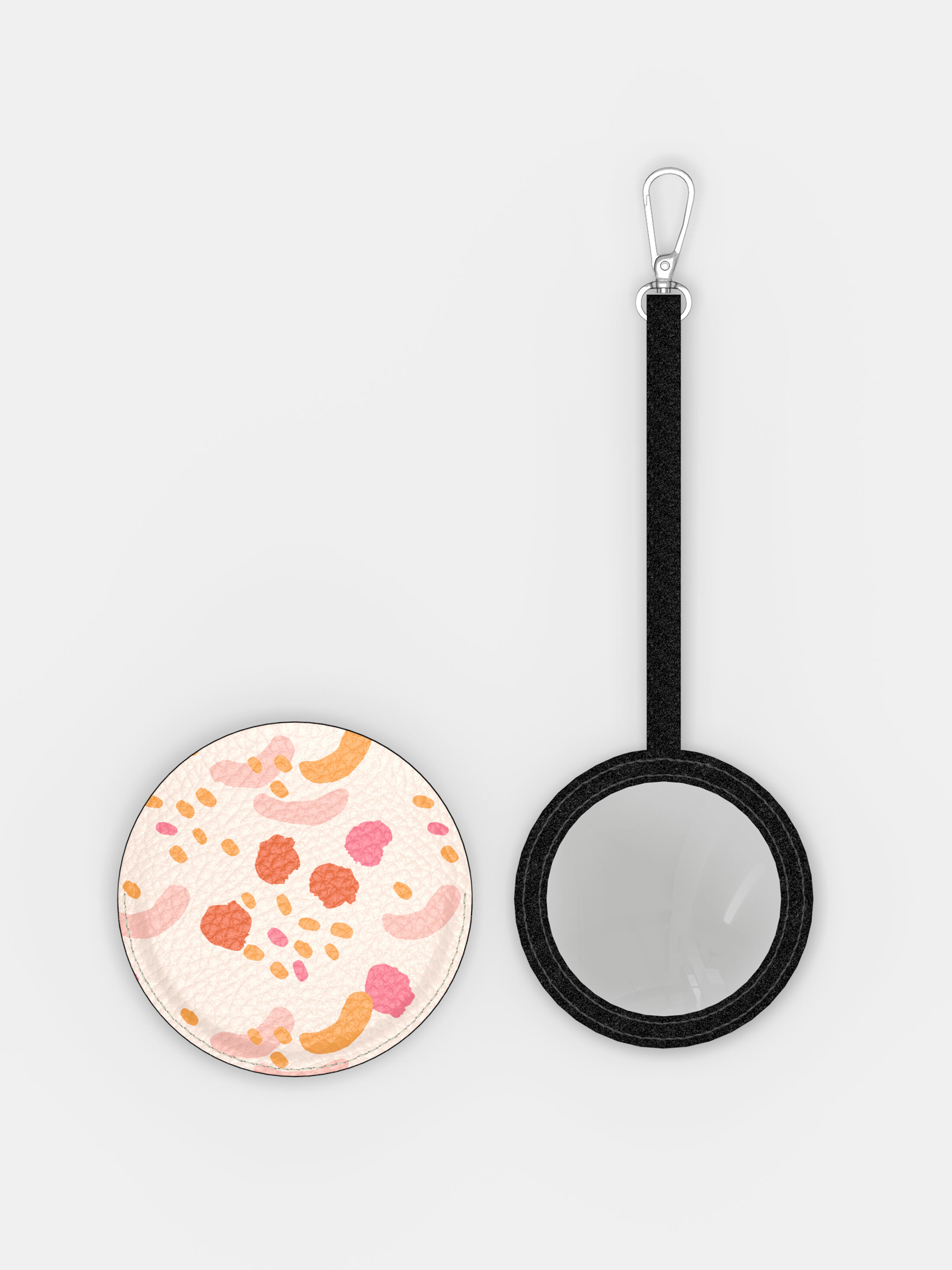 Leather Custom Compact Mirrors. Customize Compact Mirrors.