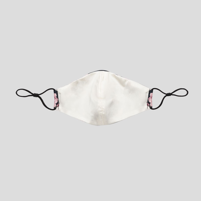 Personalised Silk Face Mask. Custom Silk Face Mask.