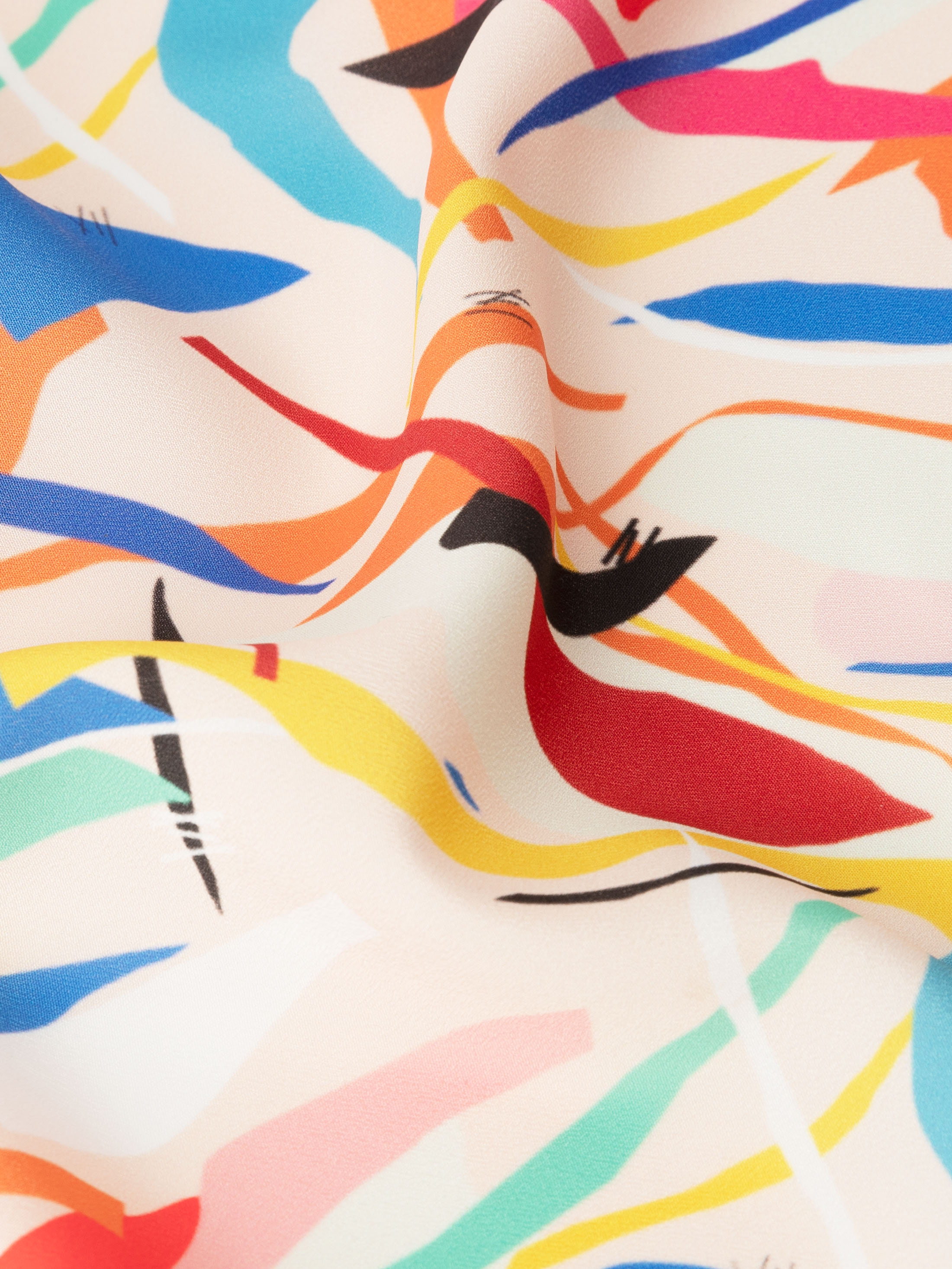 Crepe de Chine di Seta Personalizzato. Stampa su Crepe de Chine