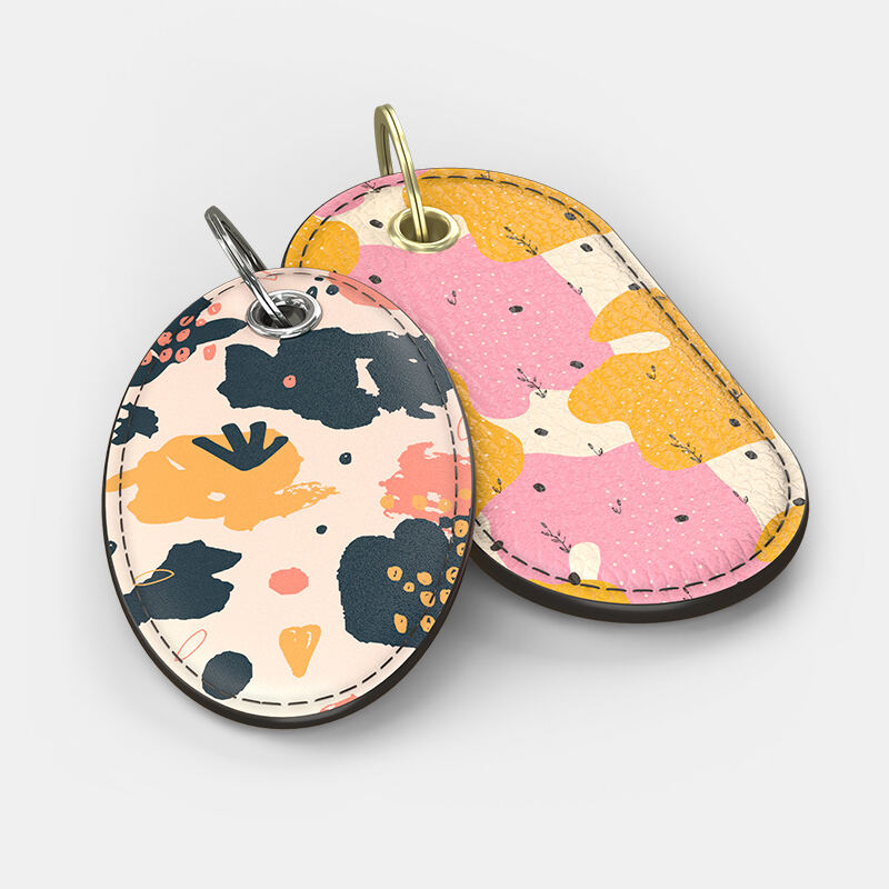 Personalized Designer Keyrings. Luxury Leather Keyrings.