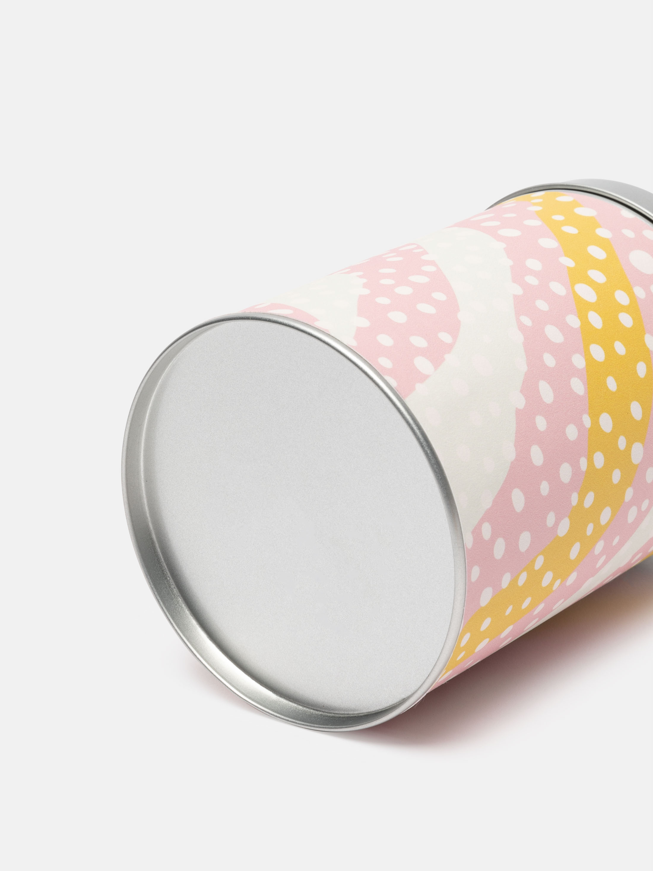 Cylinder Tin: Custom Tin Cylinder Shaped in 2 Sizes