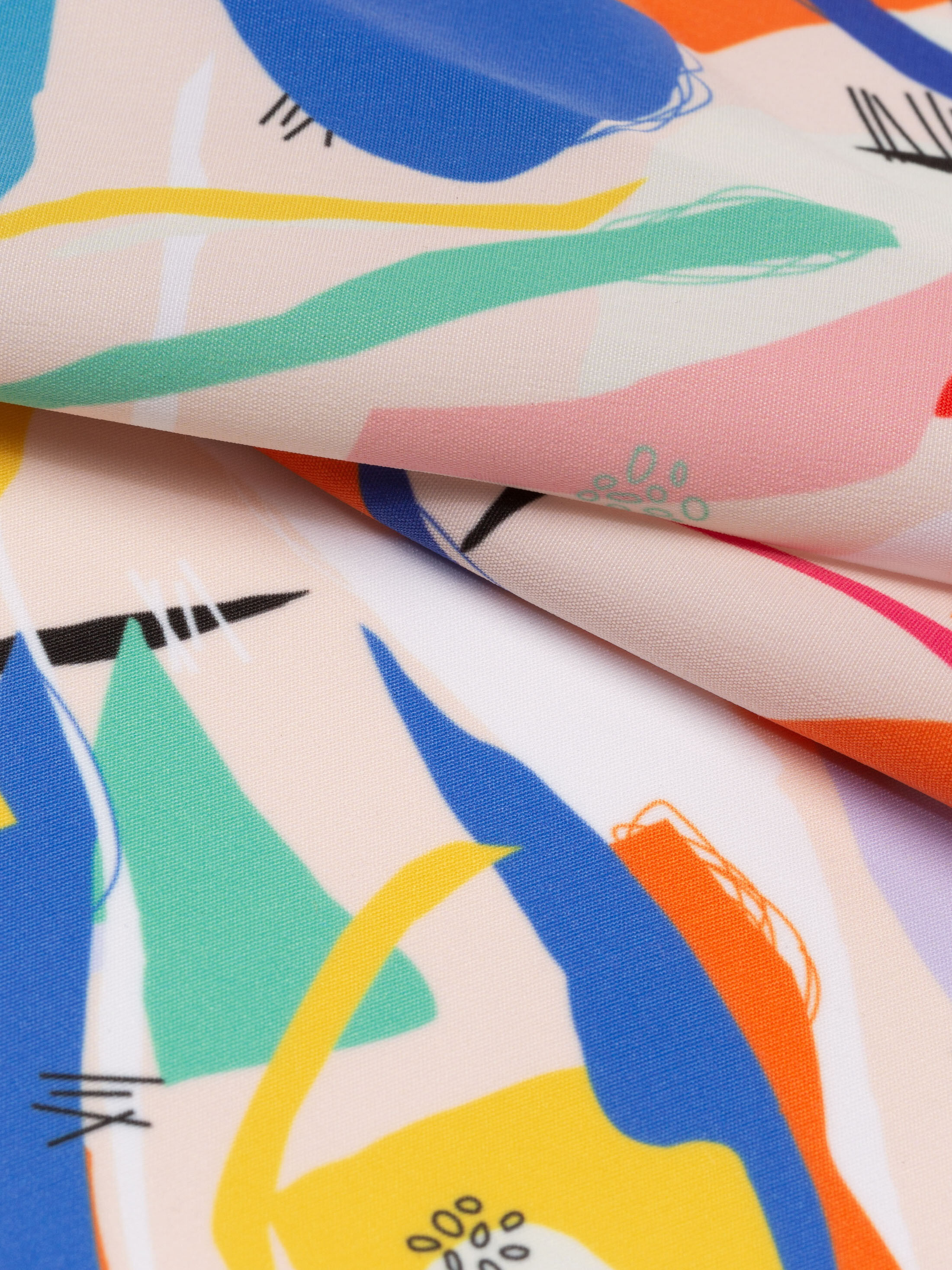 Custom Peached Poly Fabric Printing. Printed On Demand.