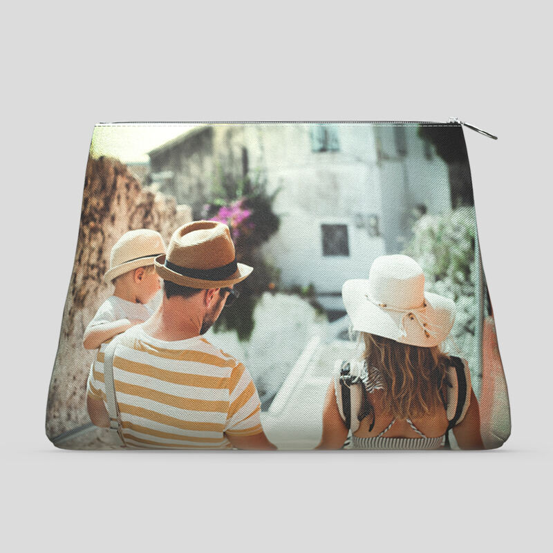 Handmade Personalized Photo Clutch - Custom Printed Design