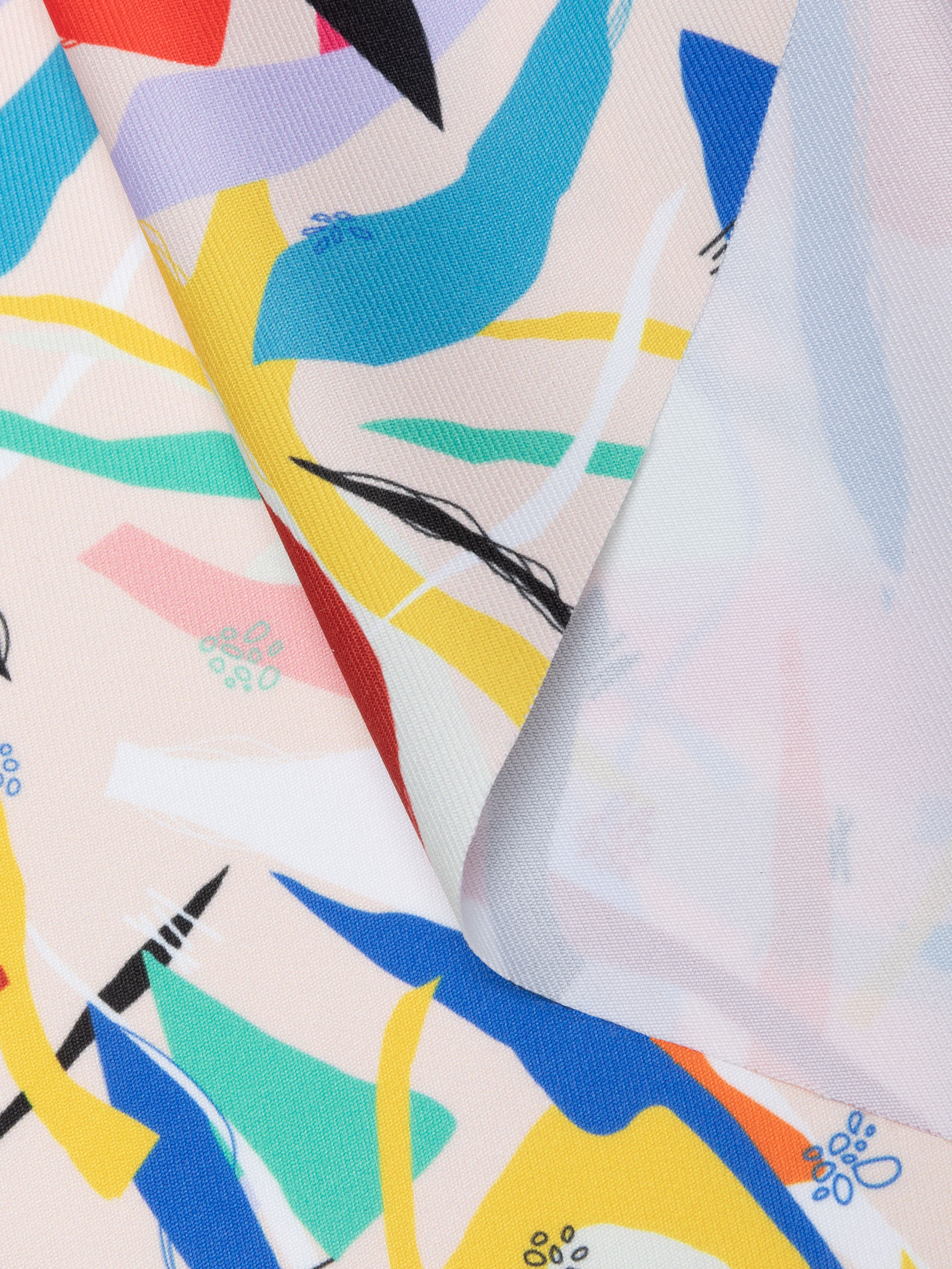 Poly Twill Bedrukken. Ontwerp Gepersonaliseerde Keperstof.