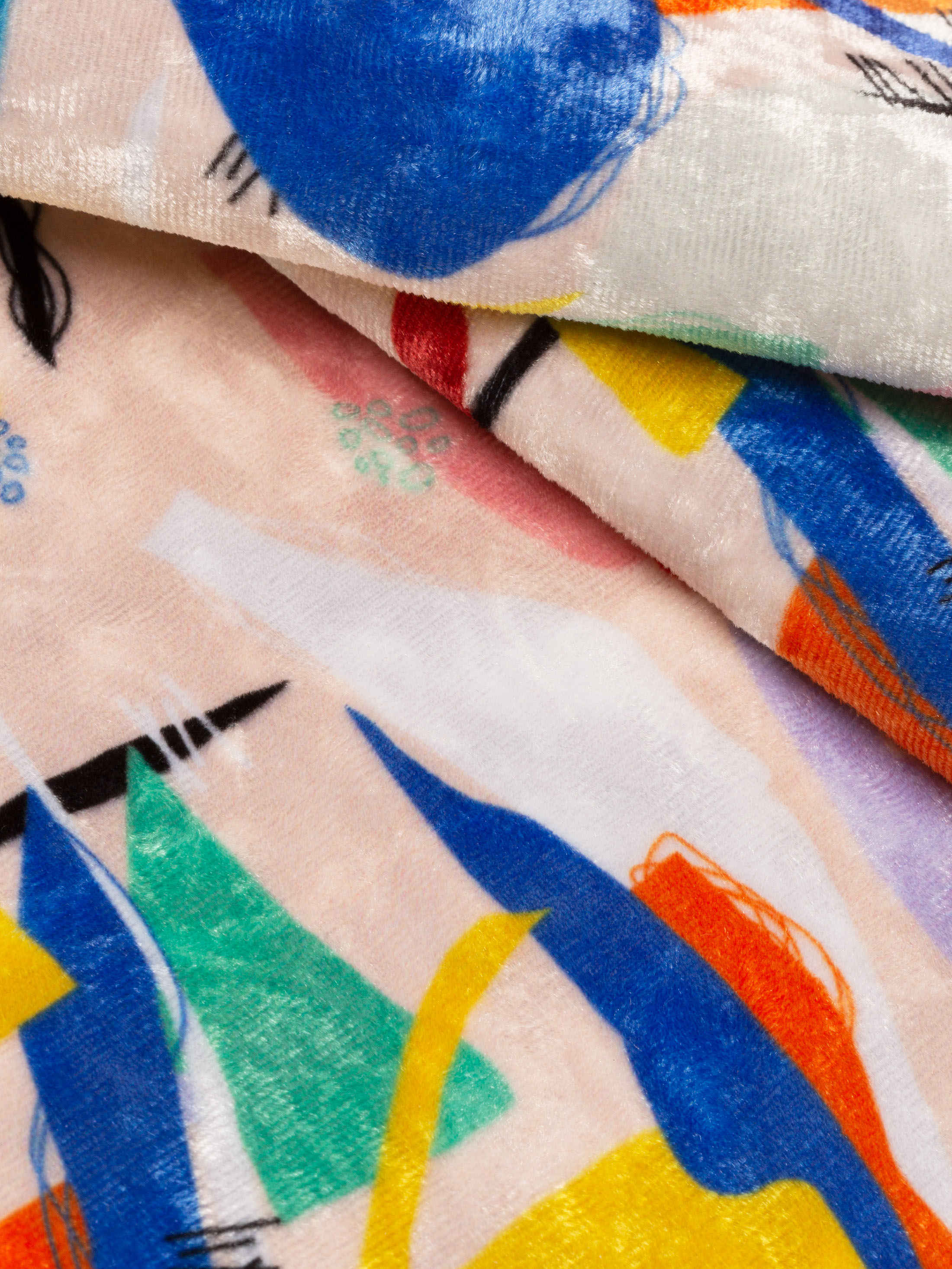 Krossad Sammet Digitaltryck | Designa eget Sammetstyg