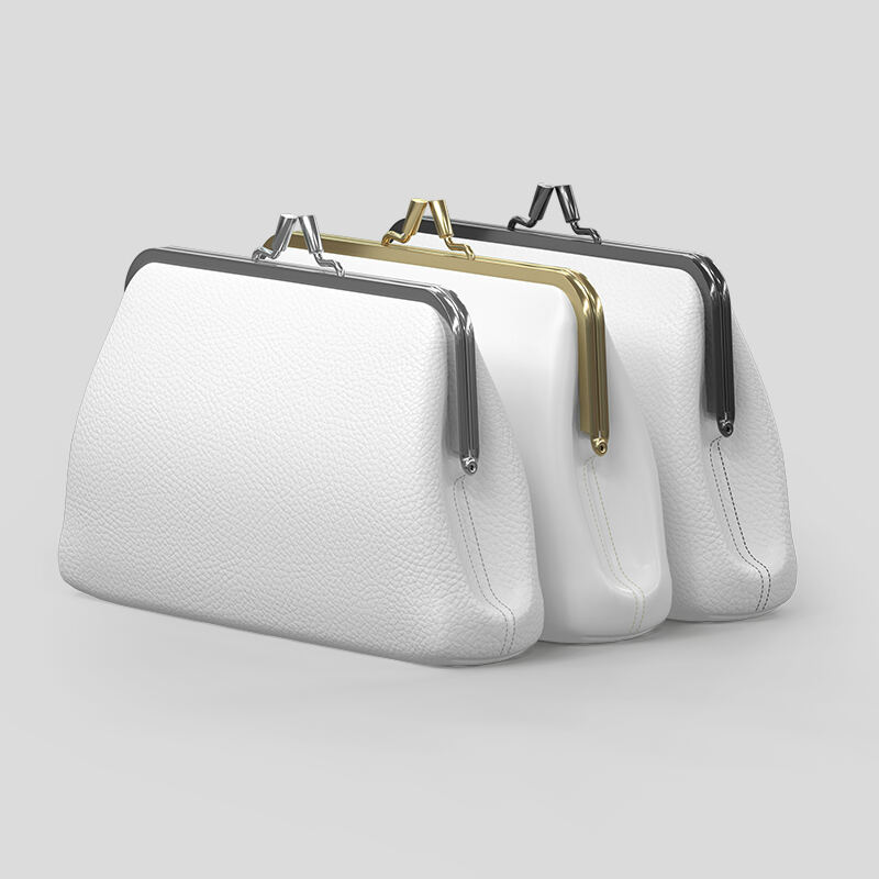 Personalized Metal Frame Bag. Custom Metal Frame Clutch.