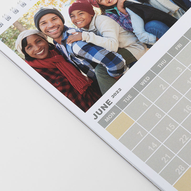 A5 Photo Calendar 2026. Design Your Own Calendar. Handmade.