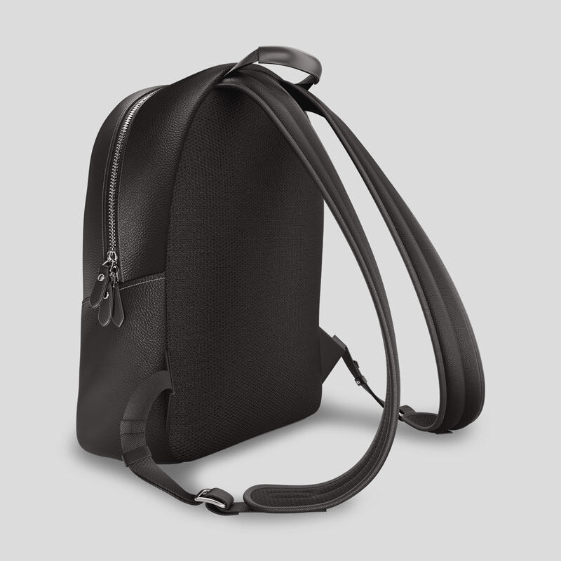 Custom Made Leather Backpack. Personalised Rucksack.