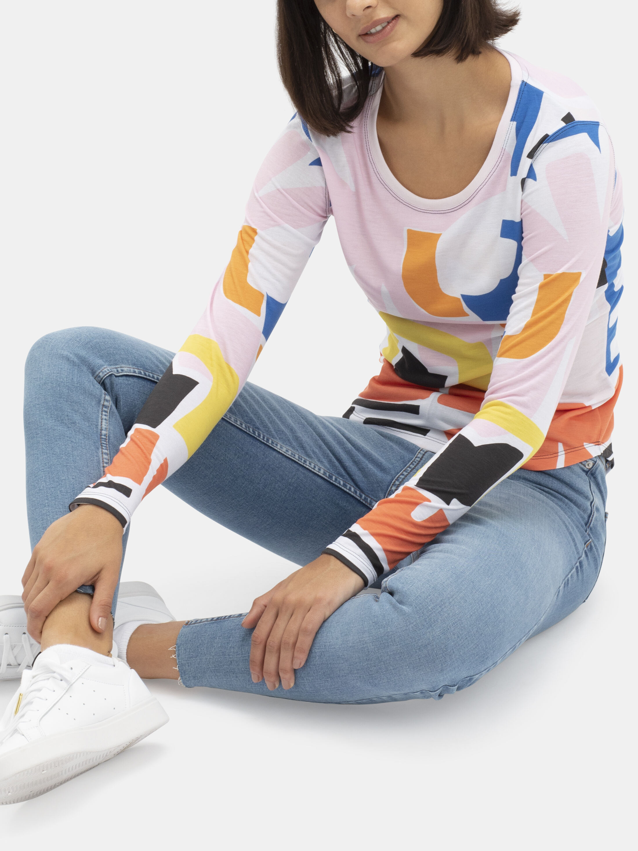 Women's Premium Cotton Personalized Long Sleeve Top. Handmade