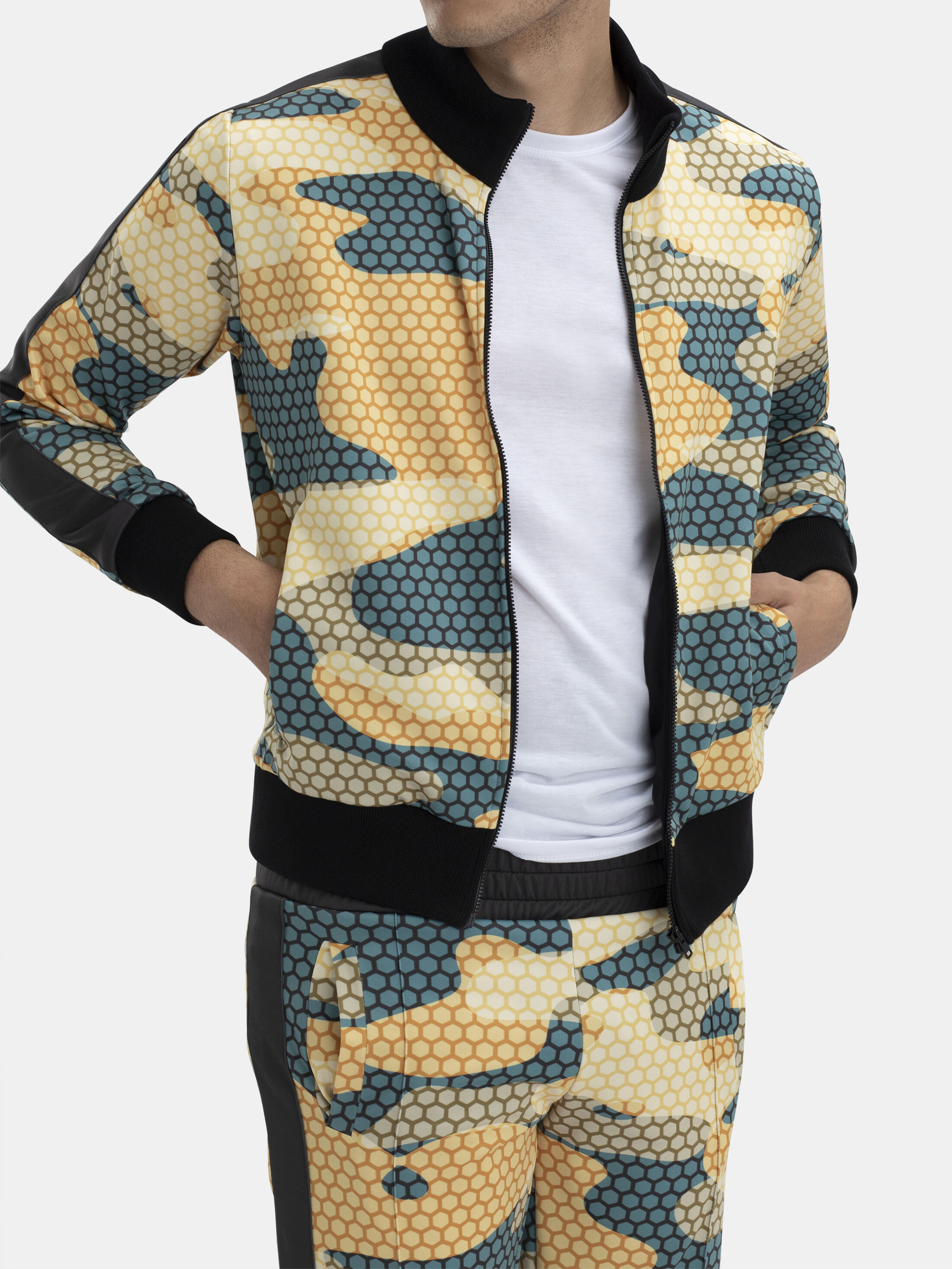 Custom Tracksuit Printing. Custom Jogging Jacket & Pants.