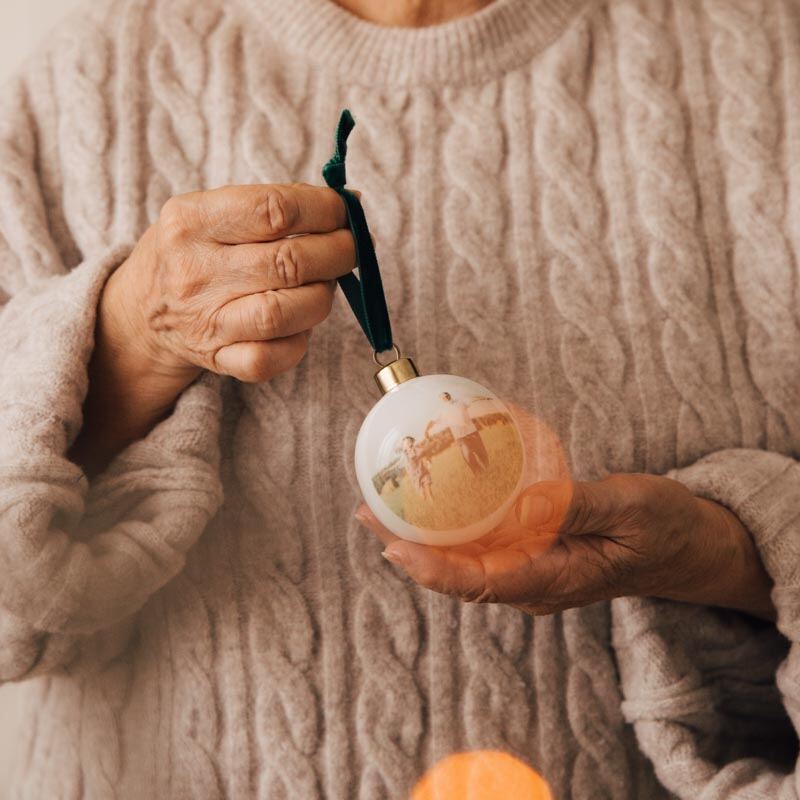 Personalised Photo Christmas Baubles. Create Your Own Baubles.