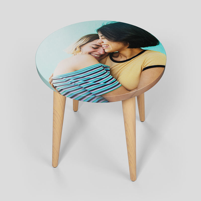 Bespoke Side Table. Printed Side Table.