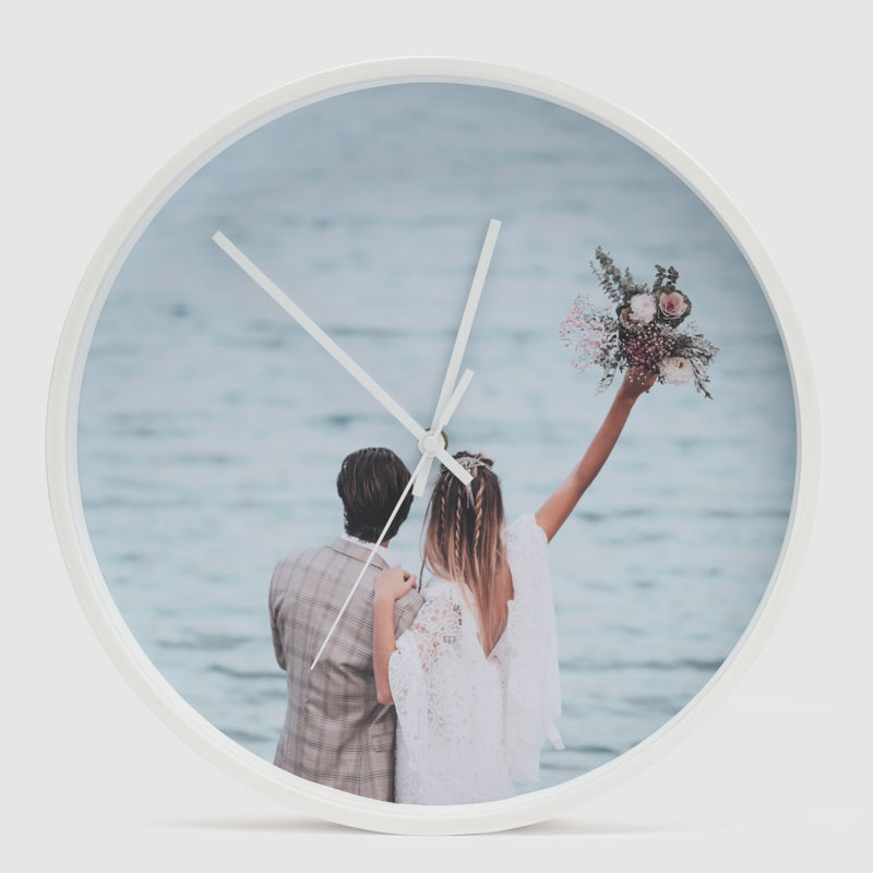 Personalized Wedding Clock. Custom Wedding Gift Clock