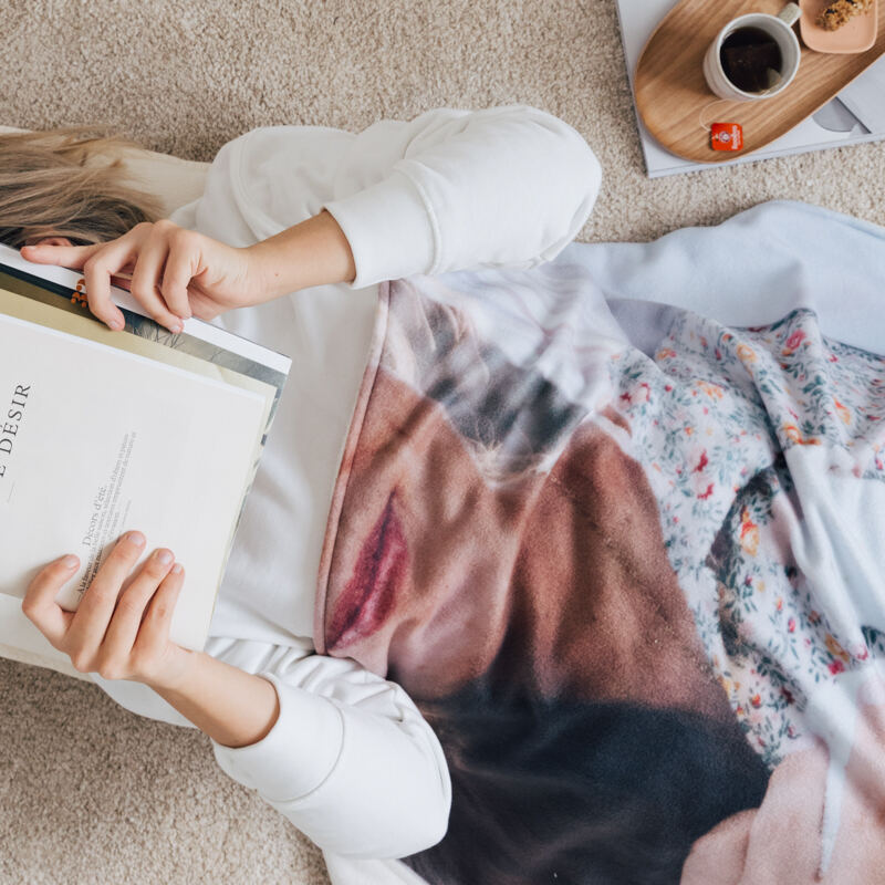 Personalised Blanket With Photo | Custom Photo Blankets UK