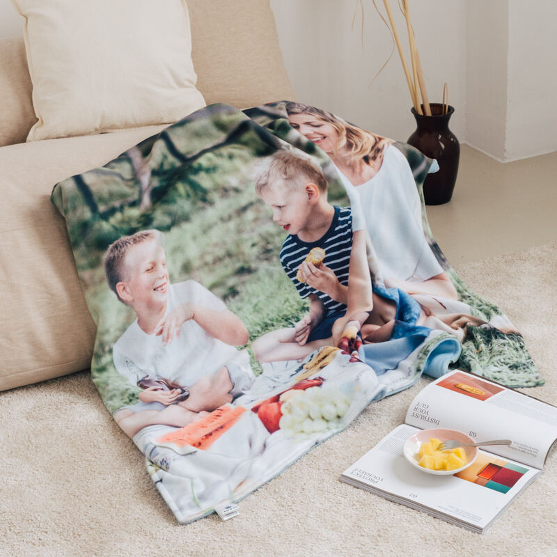 Printed Blankets - Double Layer Personalised Printed Blanket