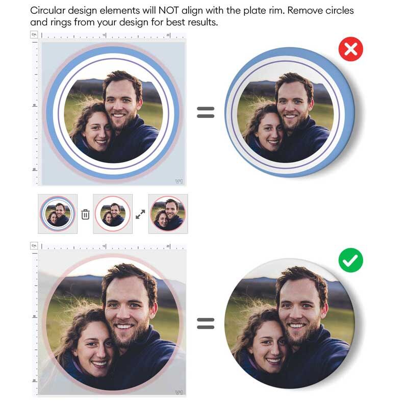 Personalised Photo Plate: Design Your Own Custom China Plate