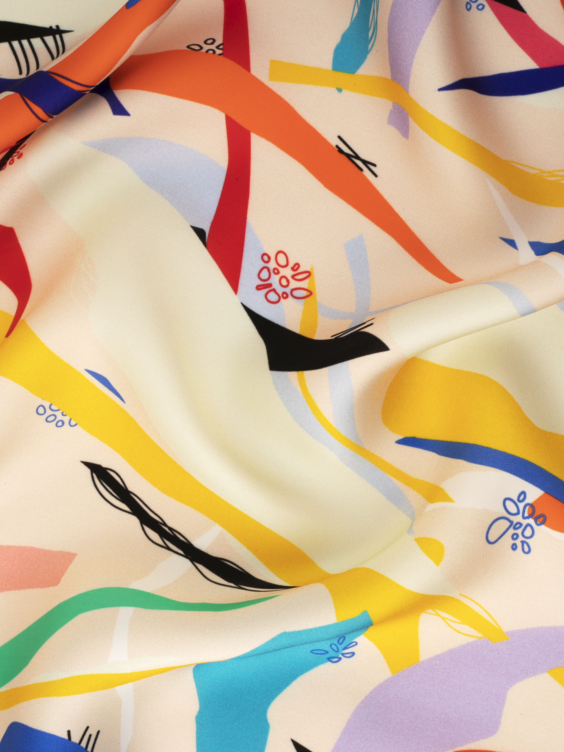 Custom Bemberg™ Lining Fabric | Printed Bemberg™ Satin Fabric