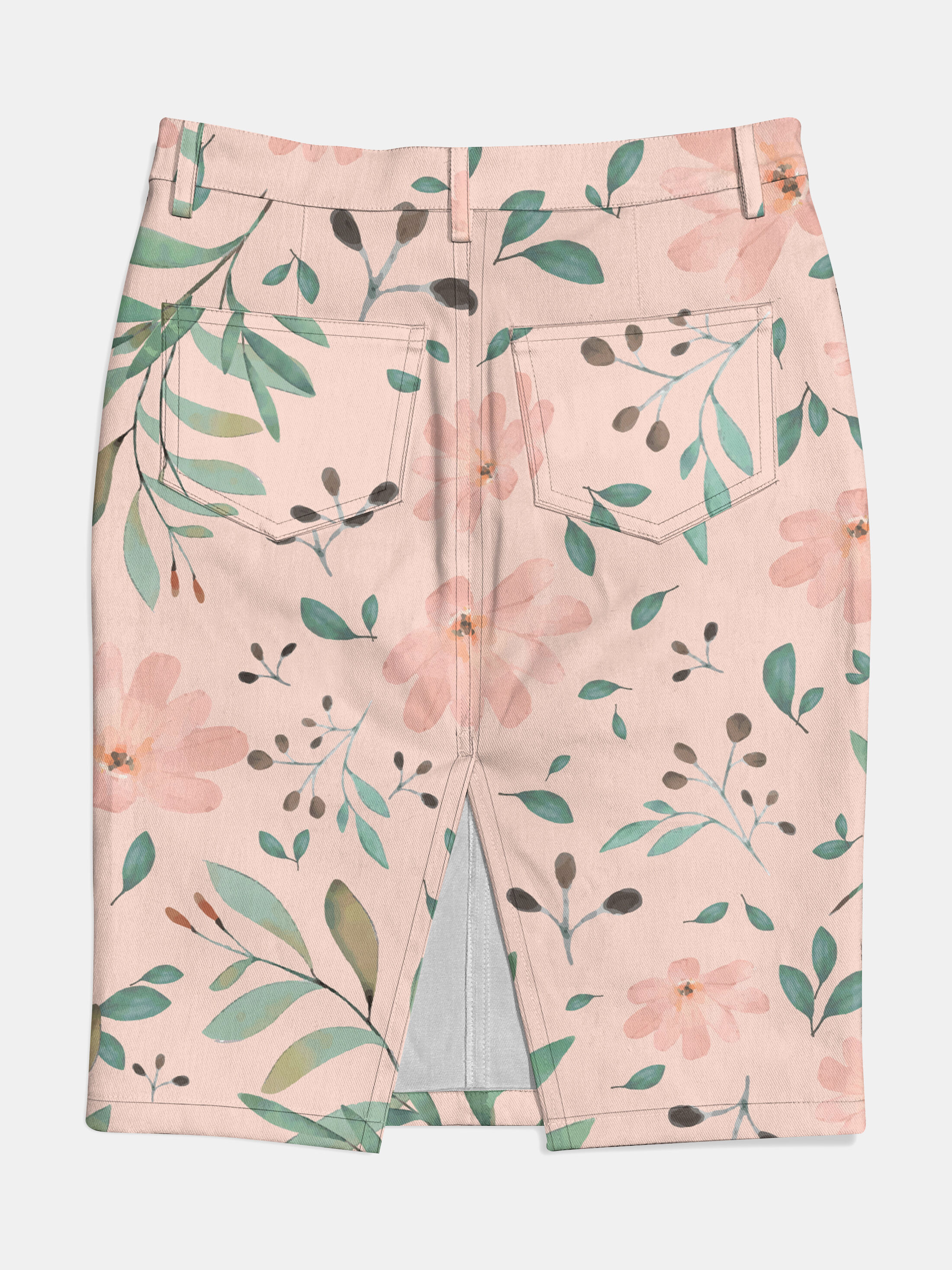 Custom Denim Skirts | Custom Printed Denim Skirts