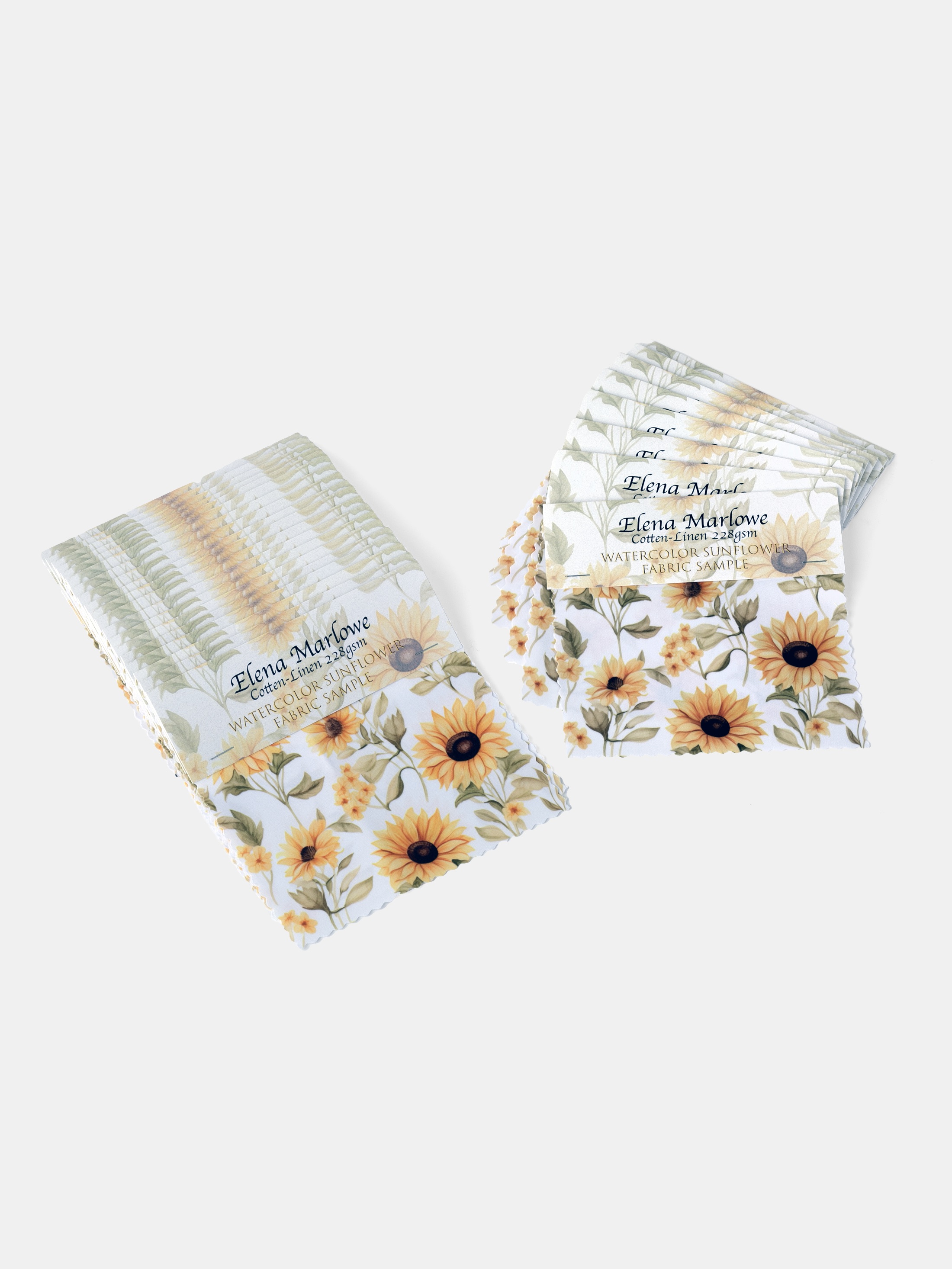 Design Your Fabric Memo Samples with Printed Card Header