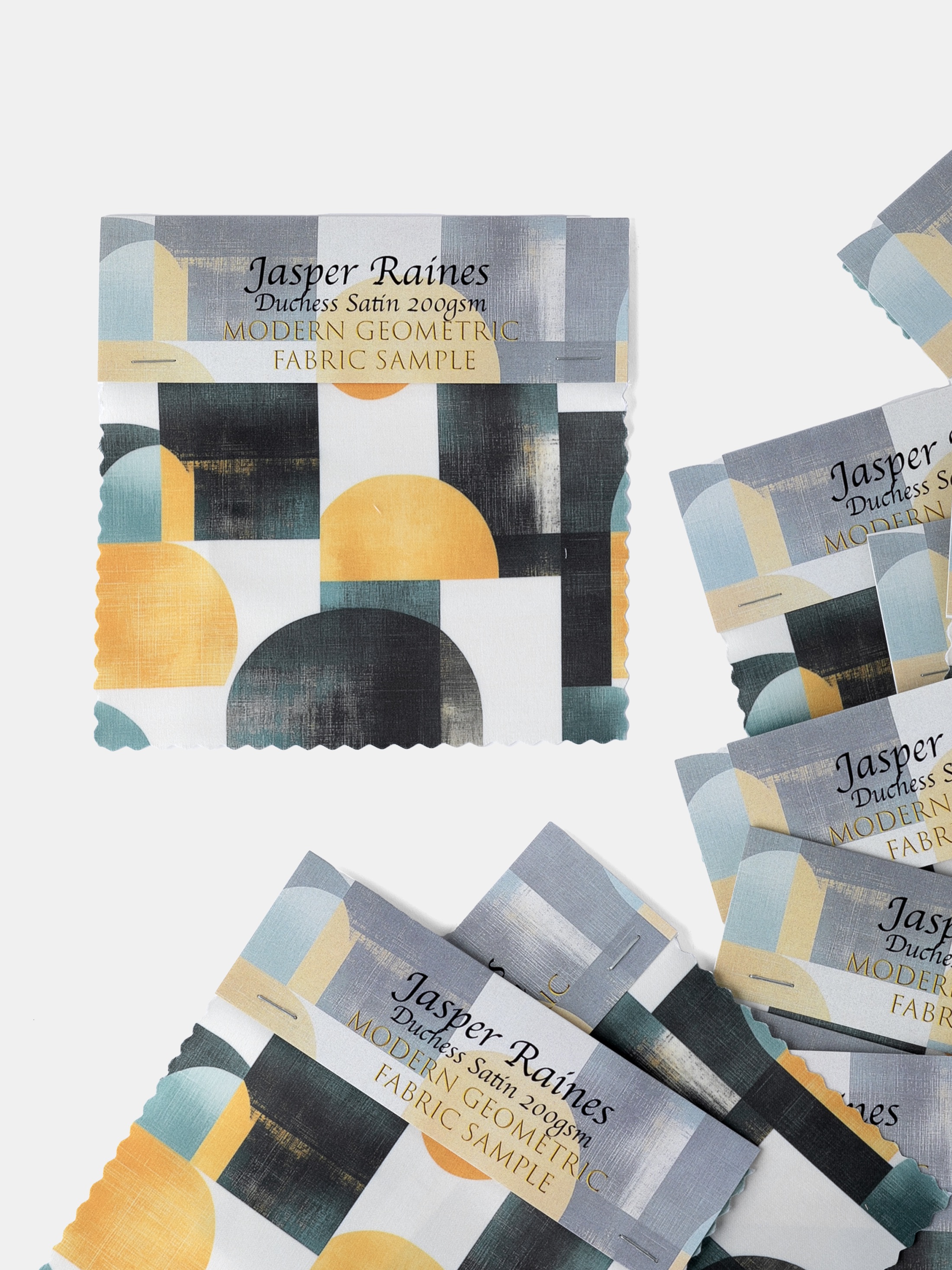 Design Your Fabric Memo Samples with Printed Card Header