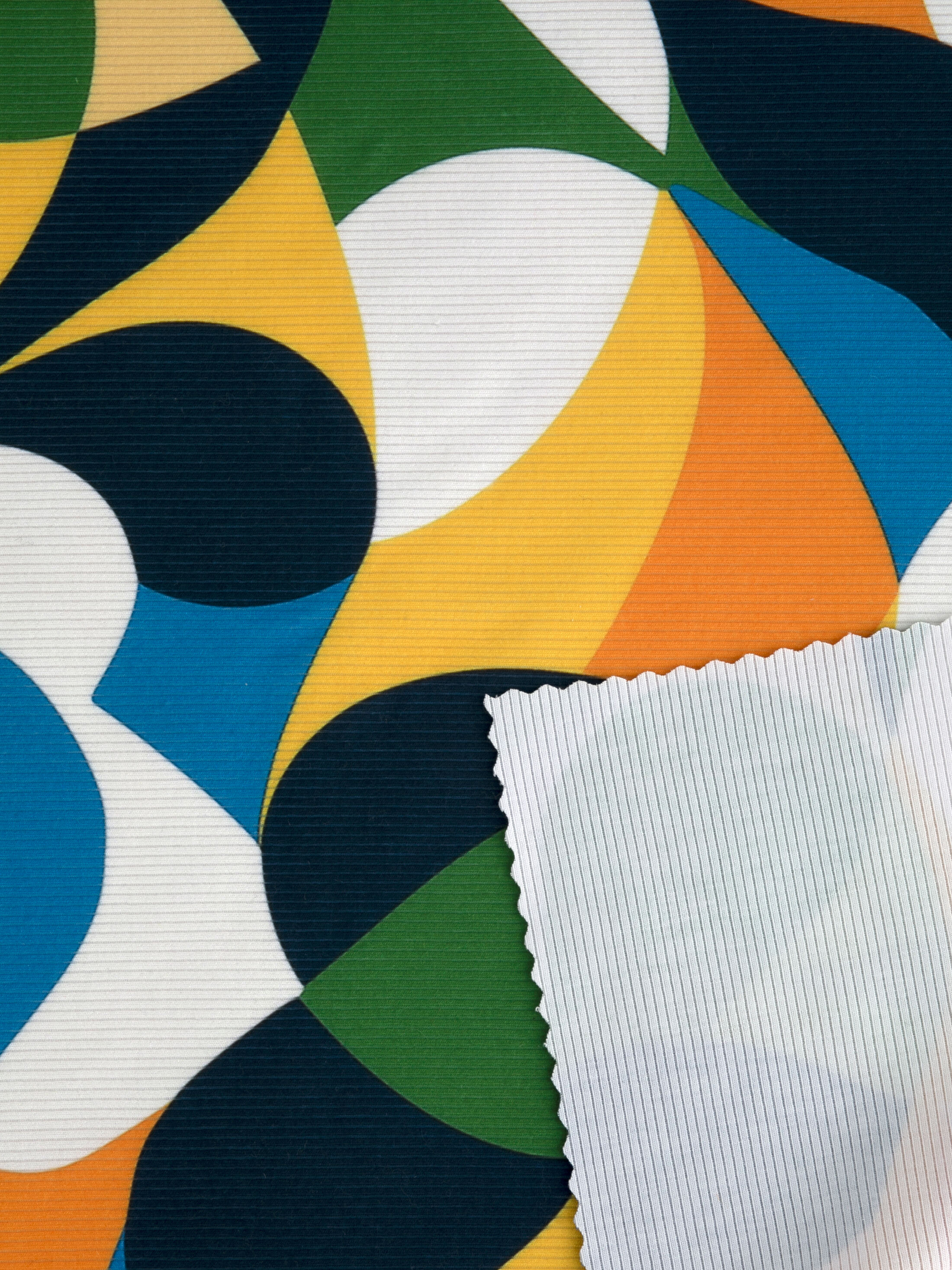 Printed Ribbed Cuff Fabric | Heavy Ribbed Fabric