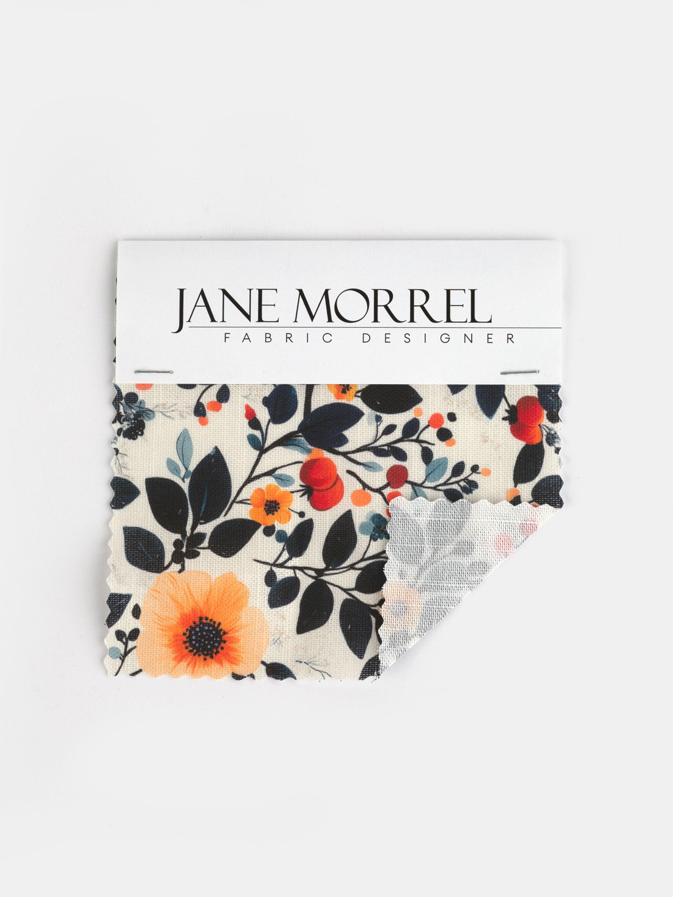 Design Your Fabric Memo Samples with Printed Card Header