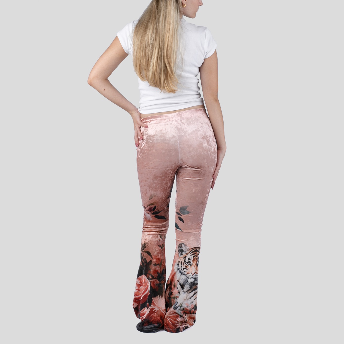 Printed Flared Leggings | Custom Printed Flare Pants
