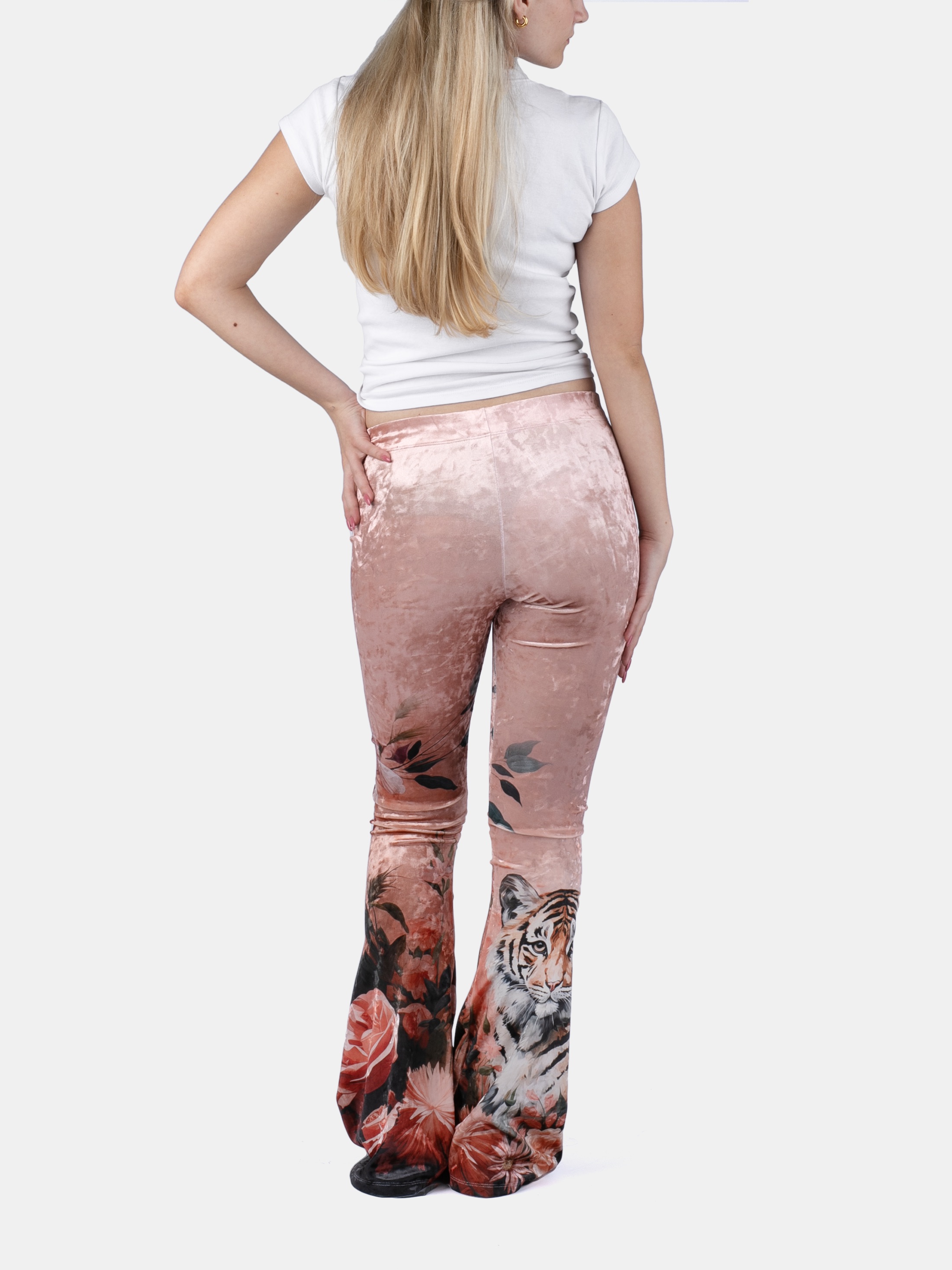 Custom Printed Flare Leggings | Custom Printed Flare Pants