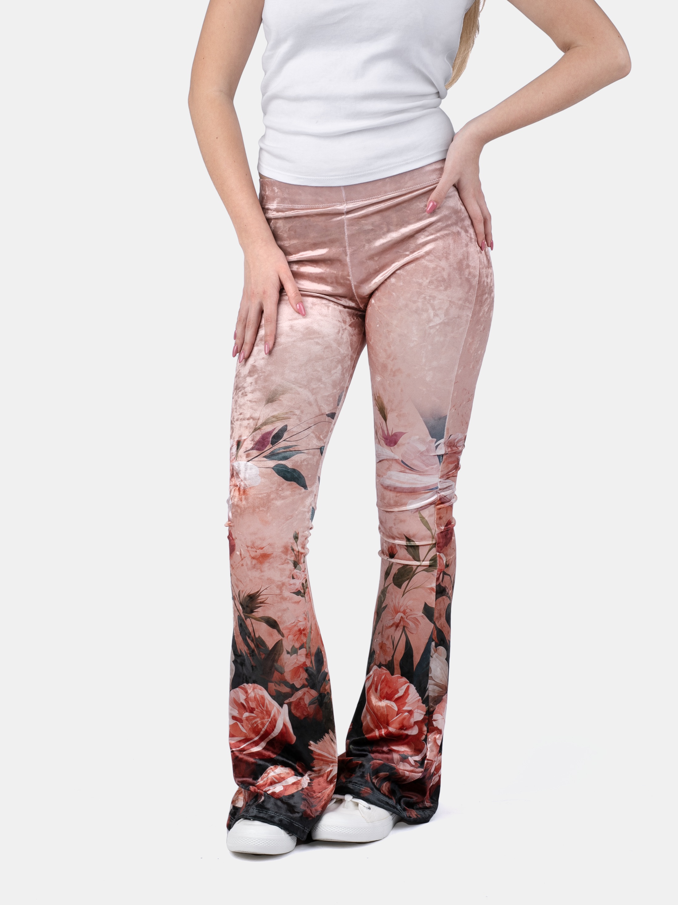 Custom Printed Flare Leggings | Custom Printed Flare Pants
