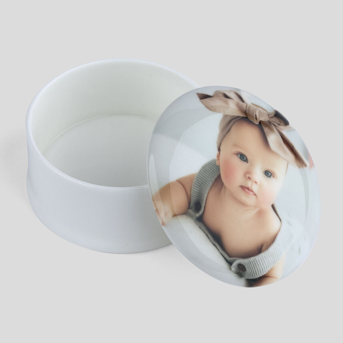 Personalised Bone China Trinket Box | Custom Keepsake Gift