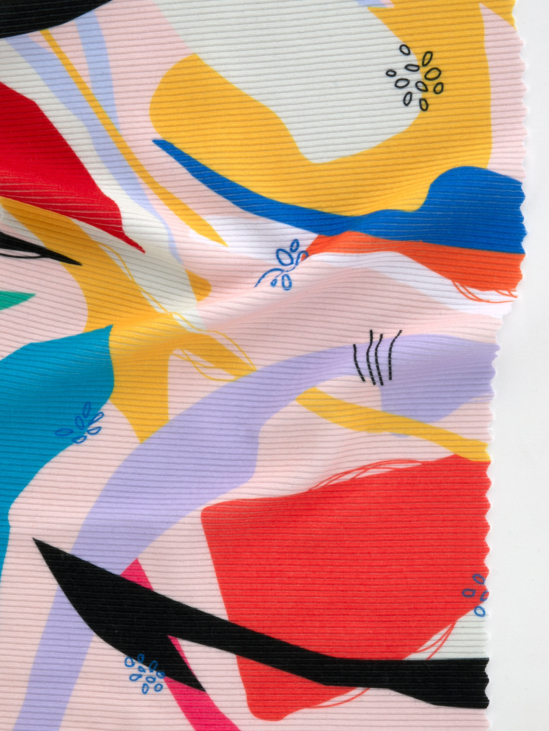 Custom Stretch Fabric. Printed 4-way Stretch Fabric