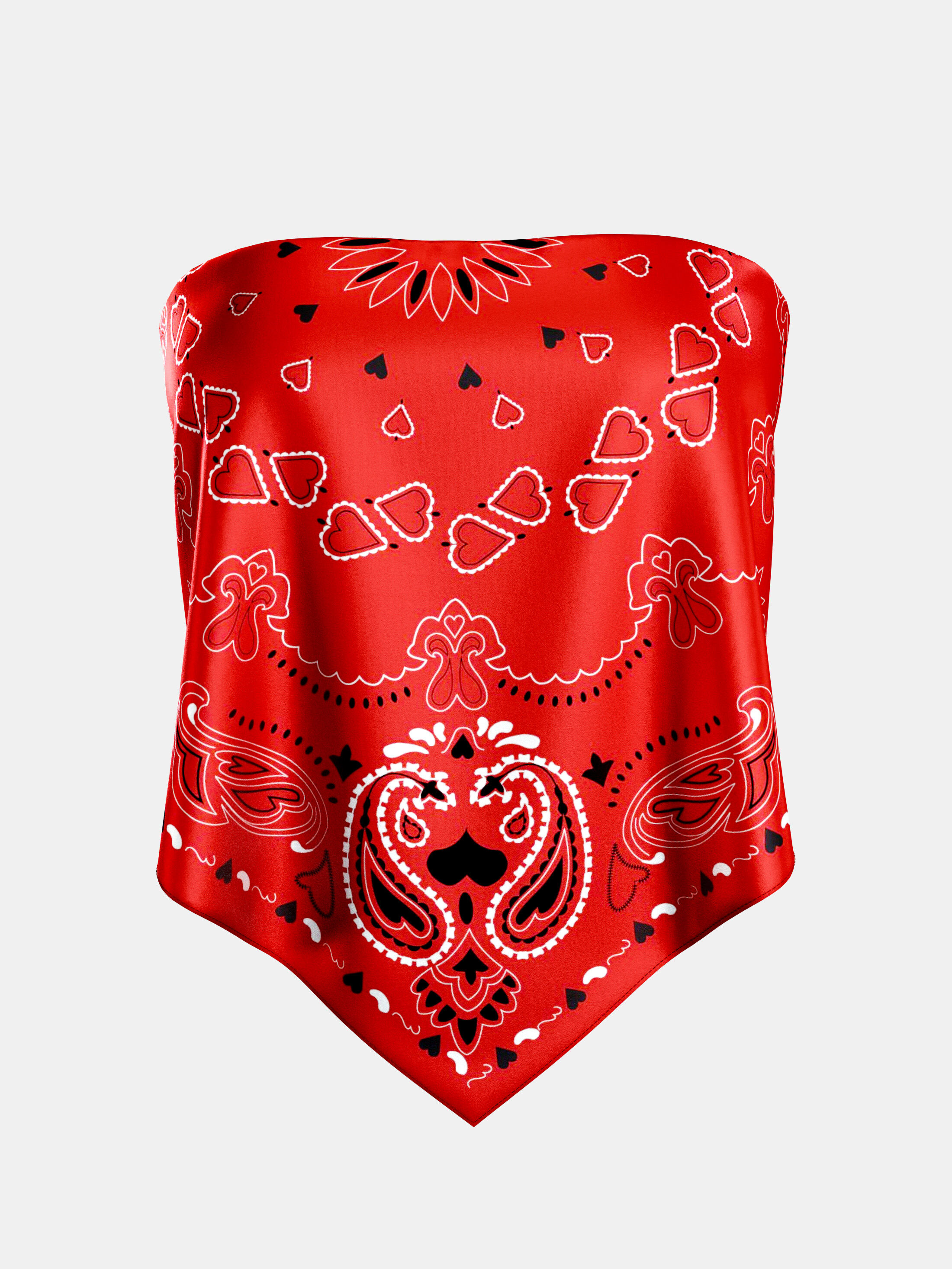 Bandana Top | Custom Bandana Halter Neck & Crop Tops