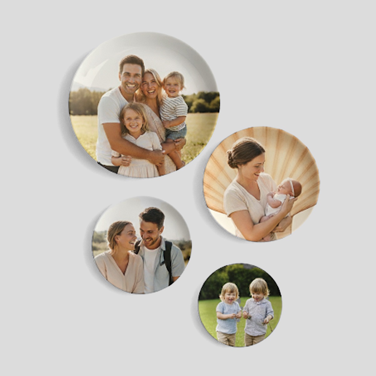 Custom Printed Dinner Plates | Personalised Plate Sets Online