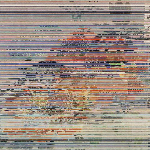 Art Nouveau Pixel Smear 8.5 x 11