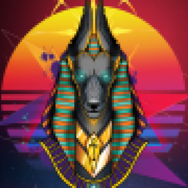 Anubis Metal Print