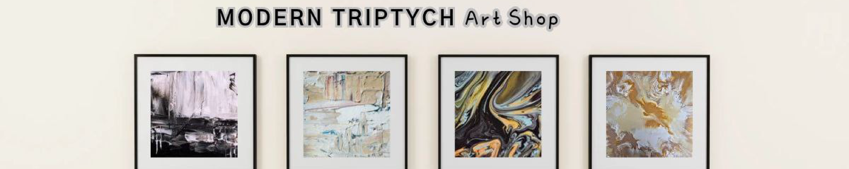 Modern Triptych Art